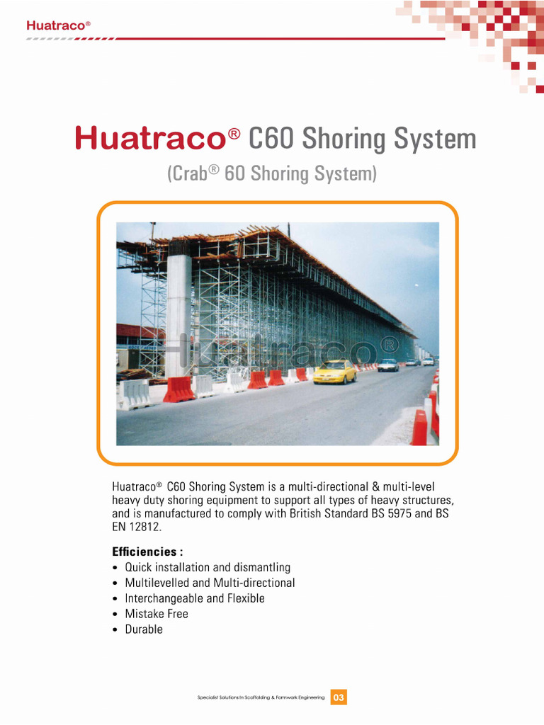 Huatraco® C60 Shoring System | PDF