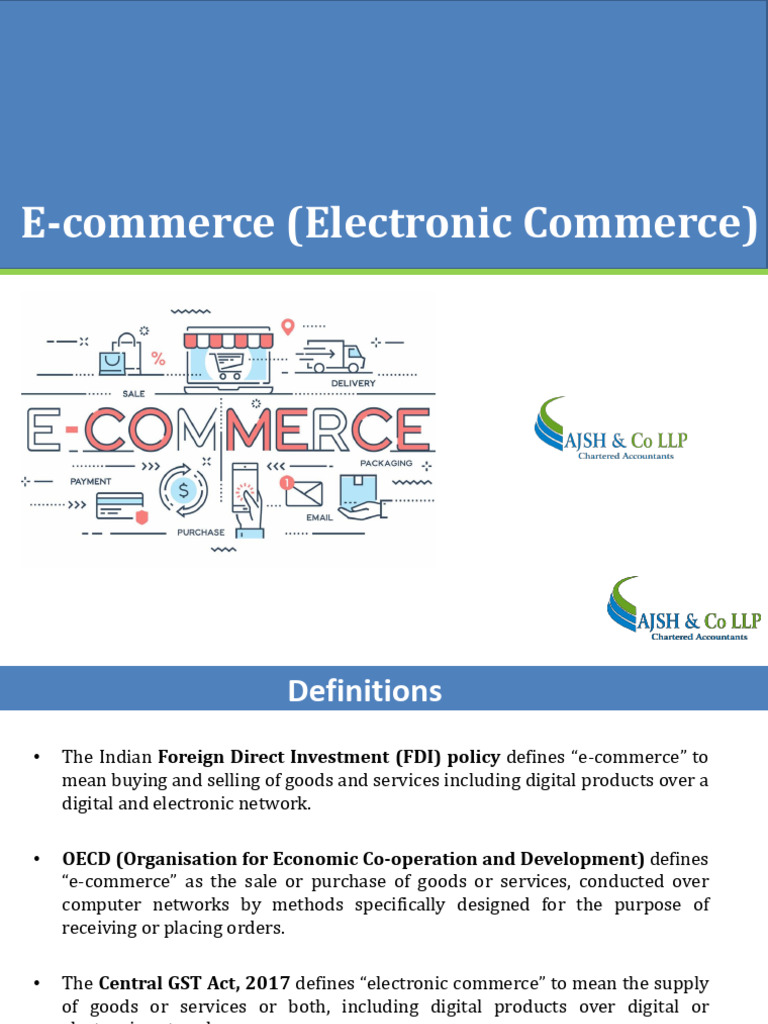 E Commerce Presentation | PDF