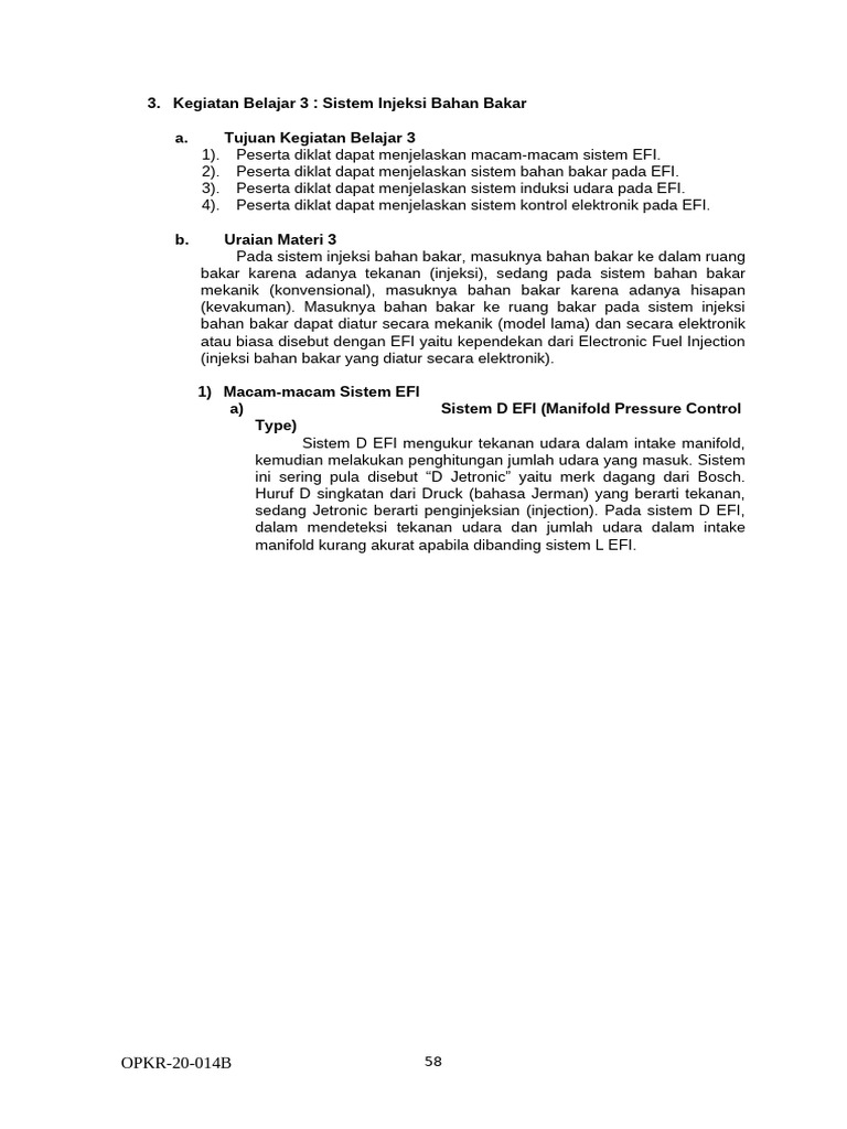 OPKR-20-014B Bab2 K3 Sip | PDF