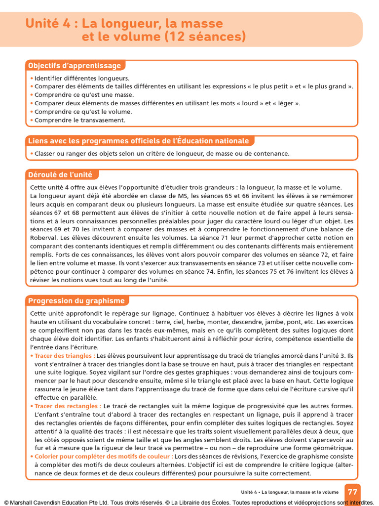 MATHS GS-singapour-unite4 | PDF