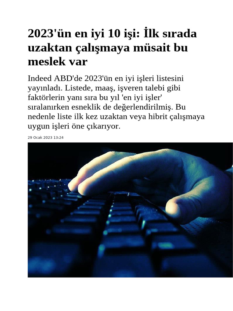 2023 Meslekler | PDF