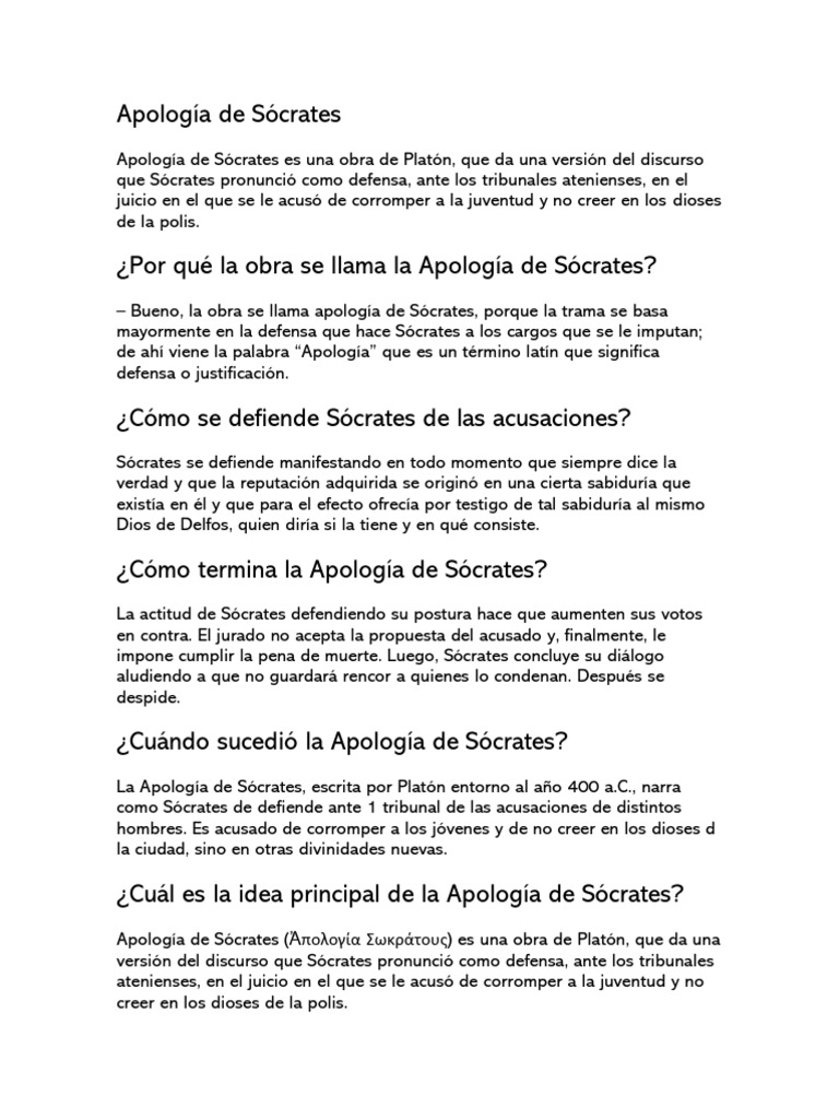 Apologia | PDF