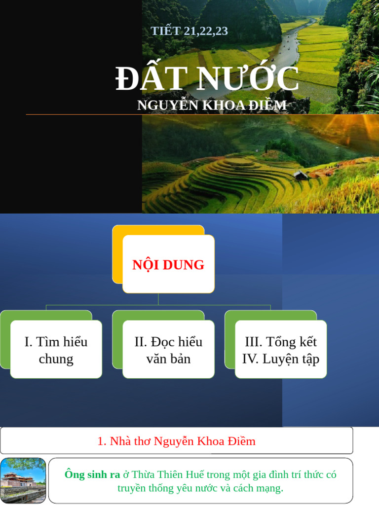 Tuan 10 Dat Nuoc Trich Truong CA Mat Duong Khat Vong Nguyen Khoa Diem | PDF