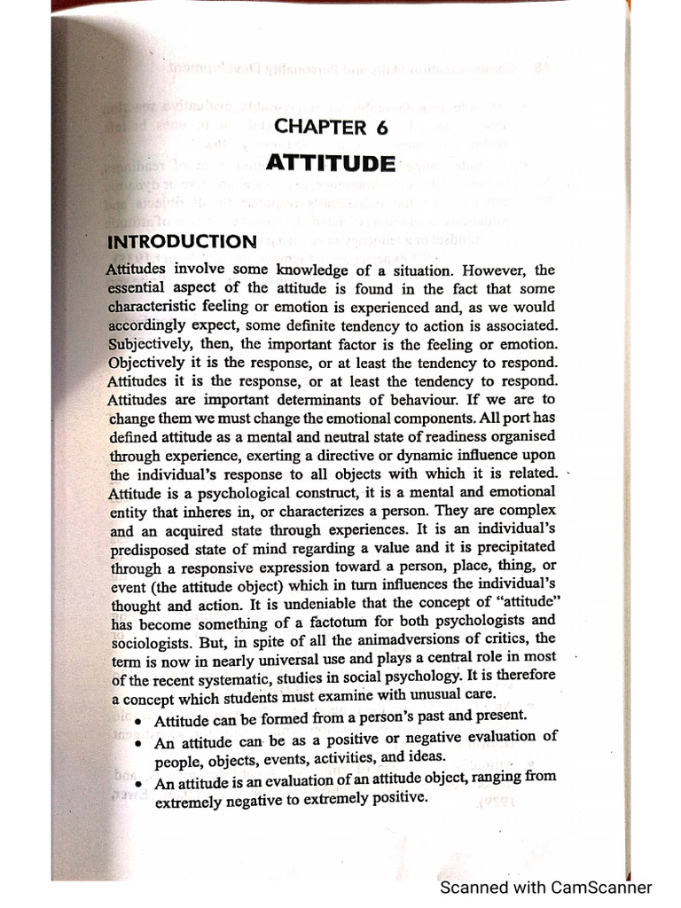Attitude | PDF