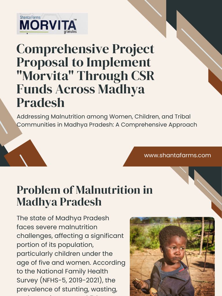 Comprehensive Project Proposal To Implement Morvita Through CSR Funds ...