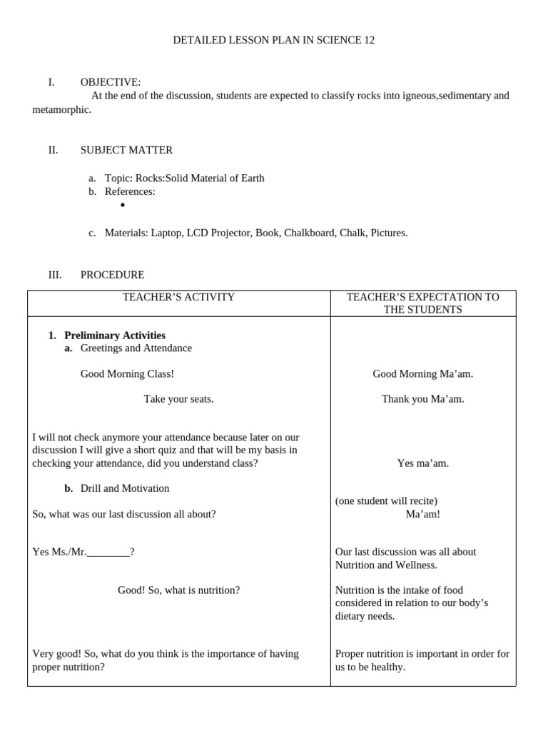 LESSON PLAN IN SCIENCE 8 Final Demo | PDF