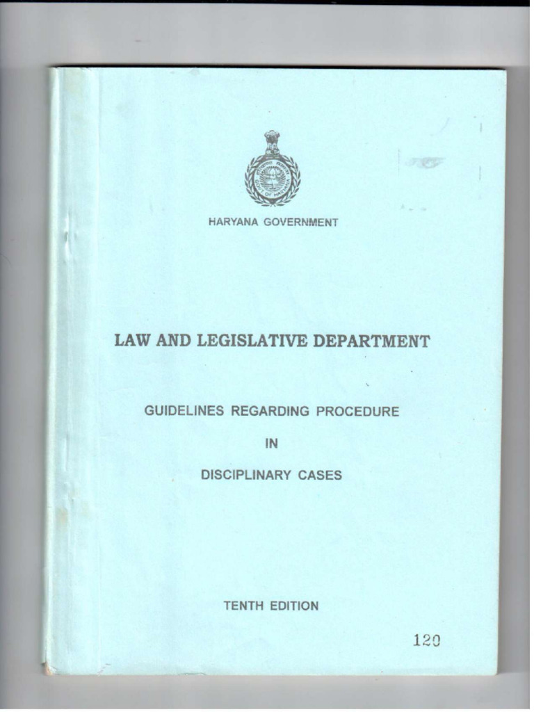 Guidelines Regarding Disciplinary Action Pdf