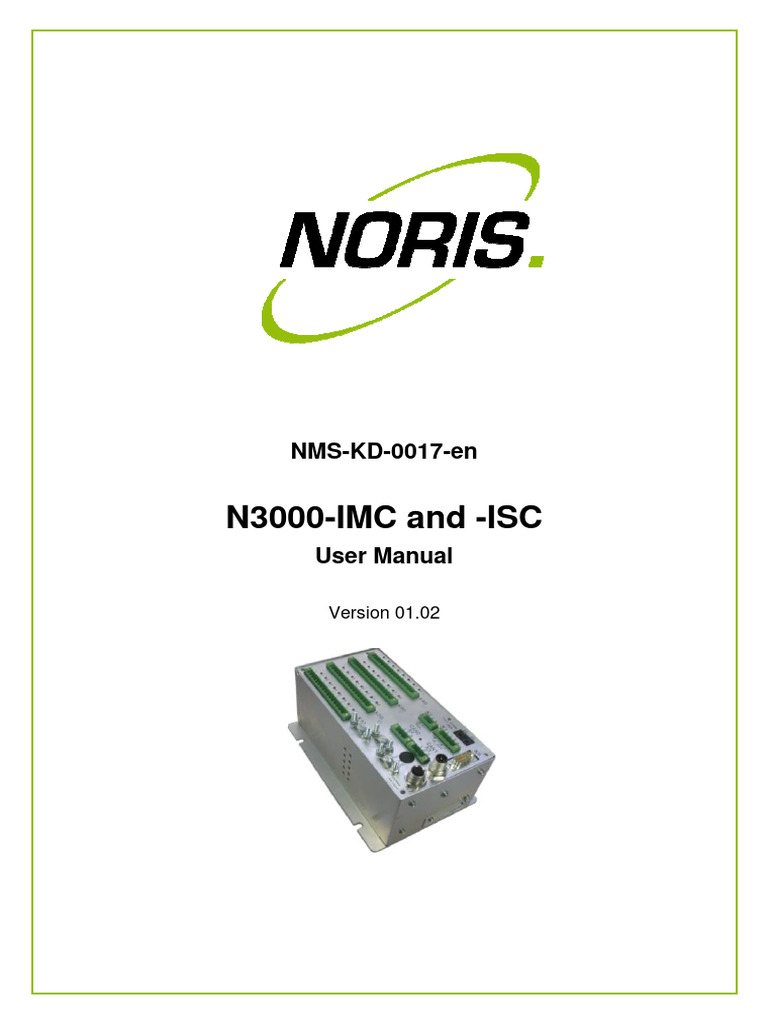 NMS-KD-0017-en - V1.02 - N3000-IMC and - ISC User Manual | PDF | Equipo | Tecnología
