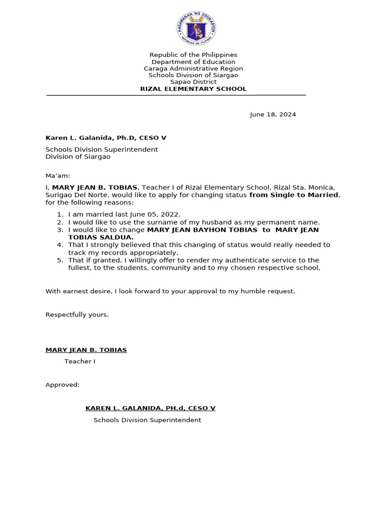 Request Letter | PDF