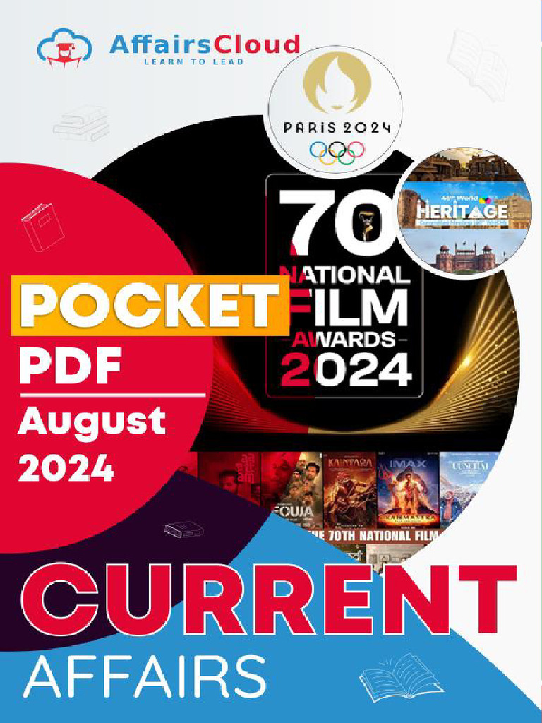 August 2024 Current Affairs PDF | PDF | Government Of India