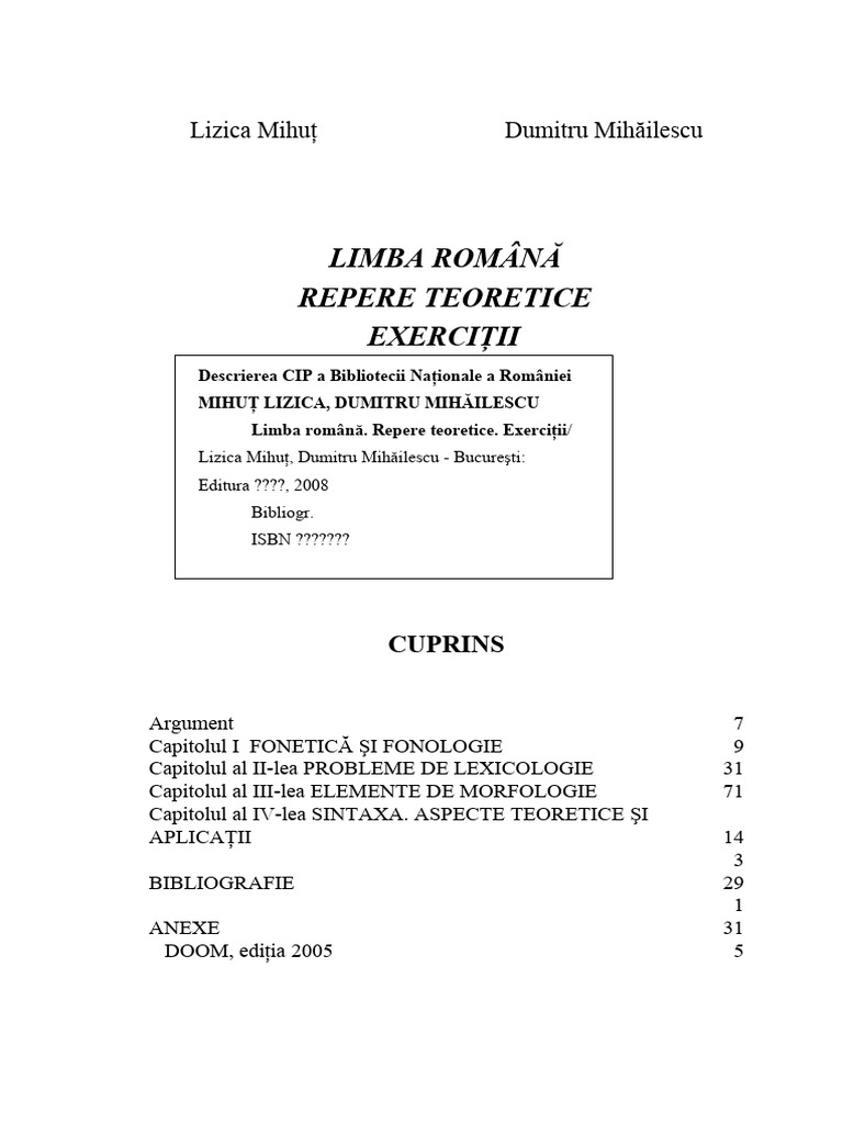 Carte Gramatica Mihailescu - Compress | PDF