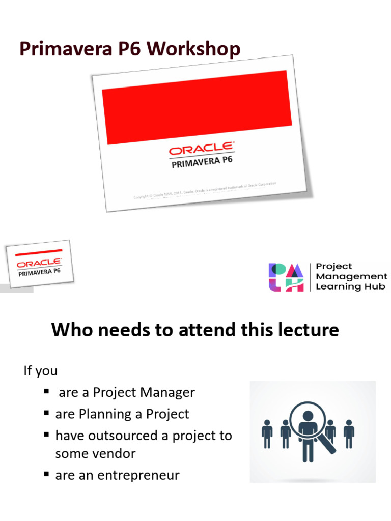 Primavera P6 Training Notes | PDF