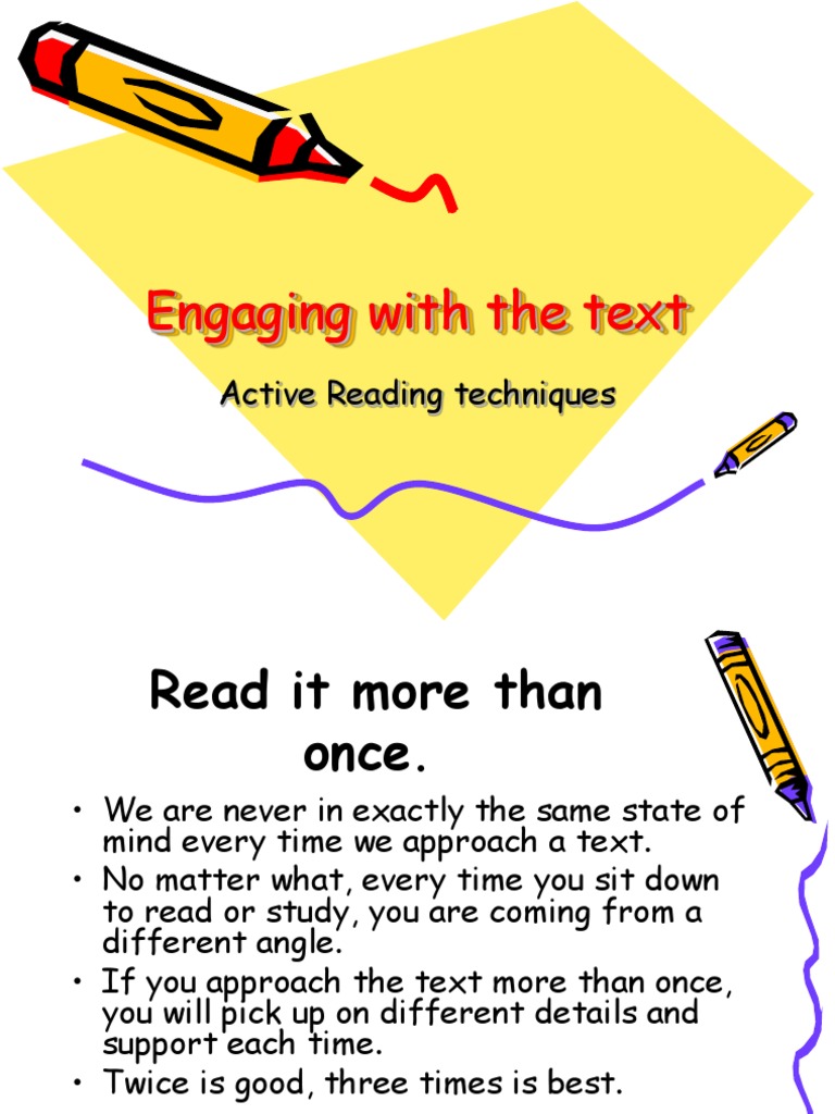 Active Reading Techniques | PDF | Reading (Process) | Cognitive Science