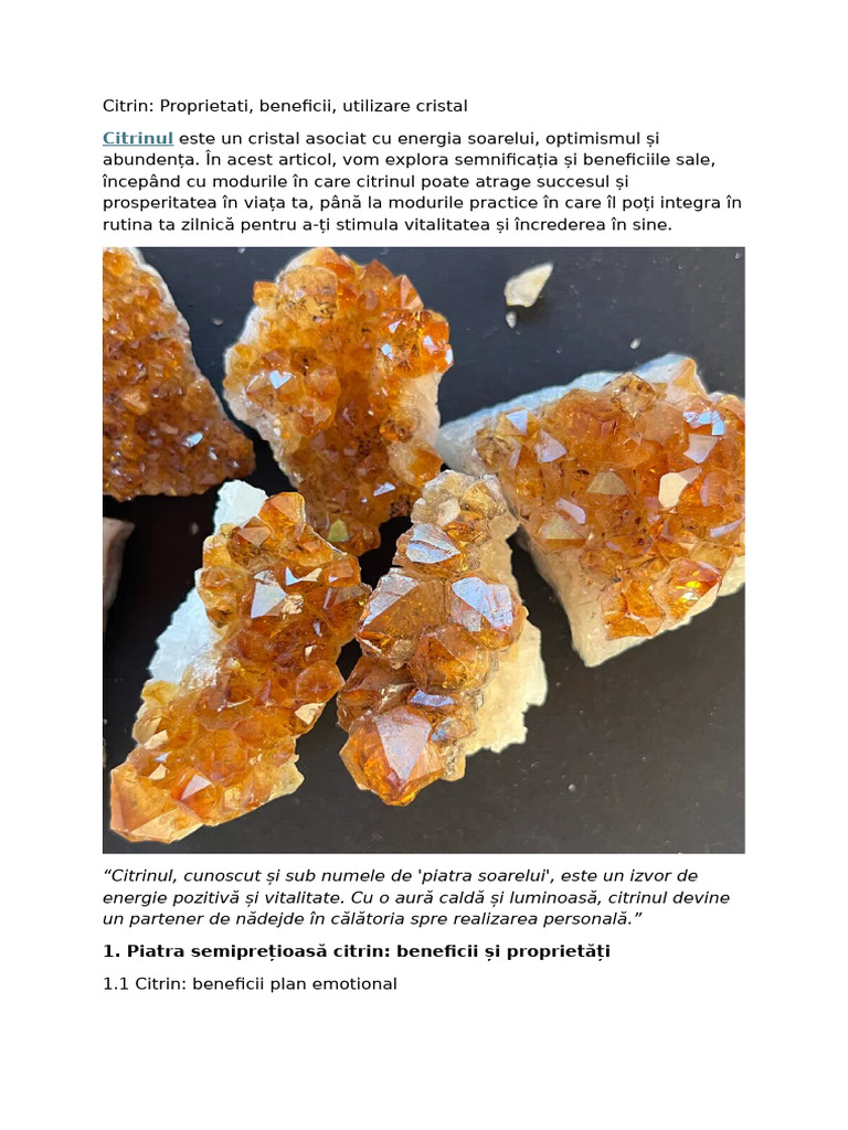 Citrinul | PDF