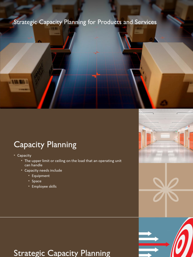 Strategic Capacity Planning For Products and Services-ST | PDF