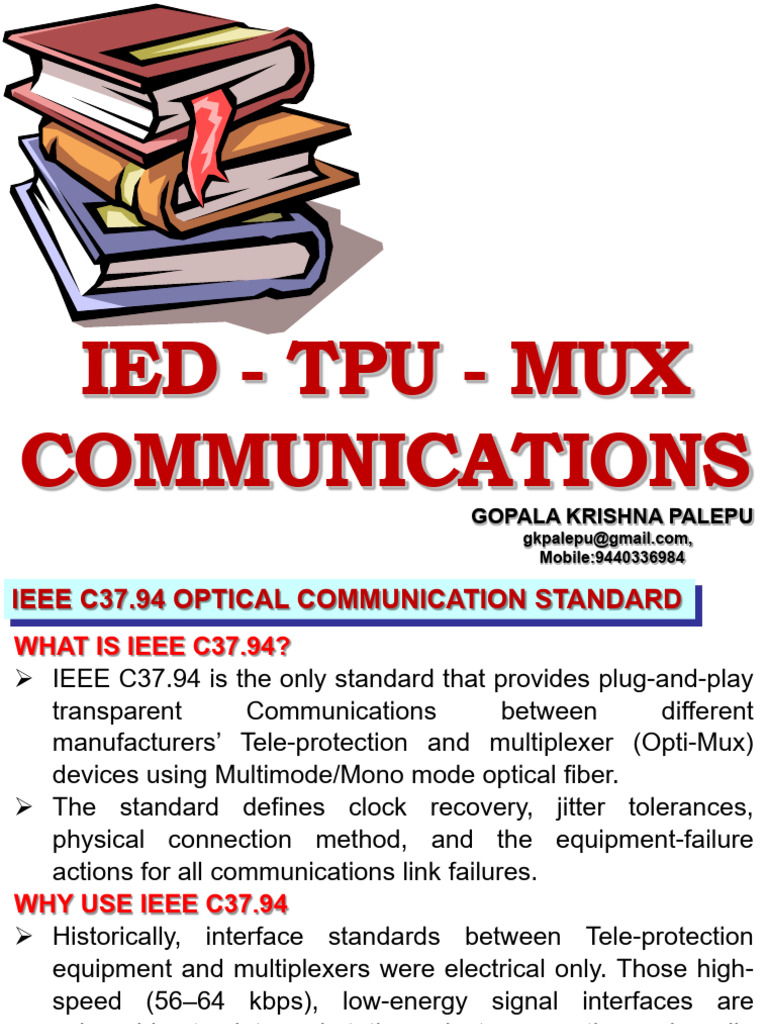 IED - TPU - MUX Communications - 01.05.2022 | PDF