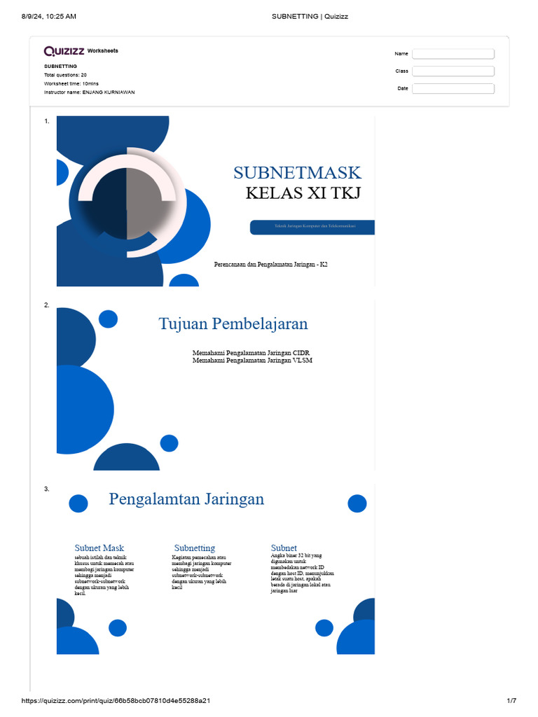 Subnetting Pdf