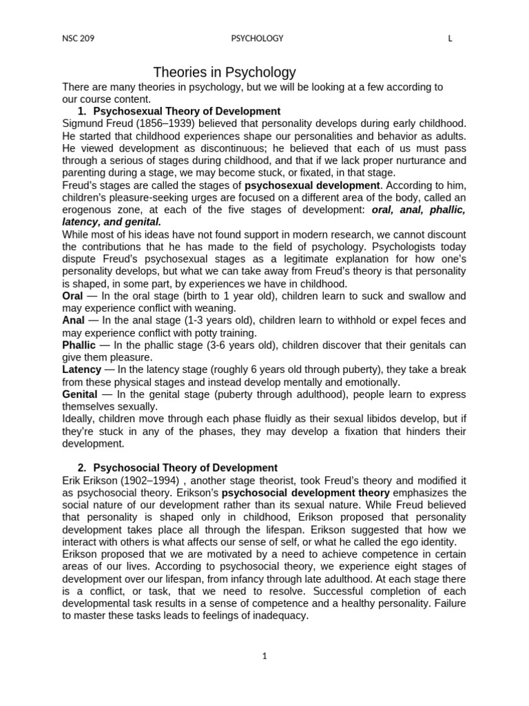 Lecture 9 - Theories | PDF