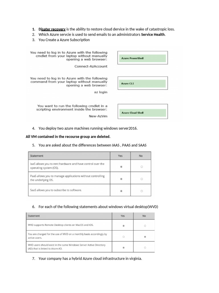 Azure Fundamental Questions | PDF