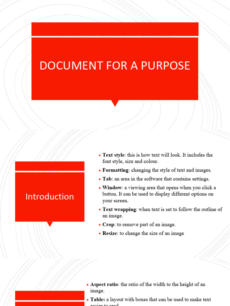 Document for a Purpose 9 | PDF