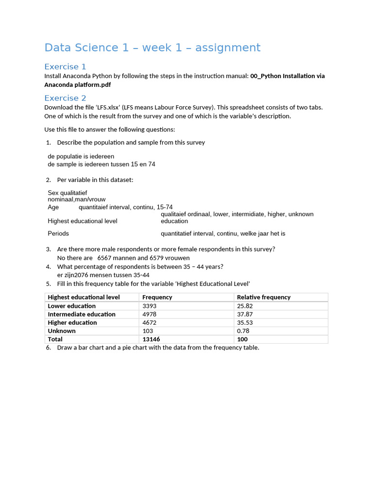 ds1 - Assignment Week 1 v2 | PDF | Summation | Mathematics