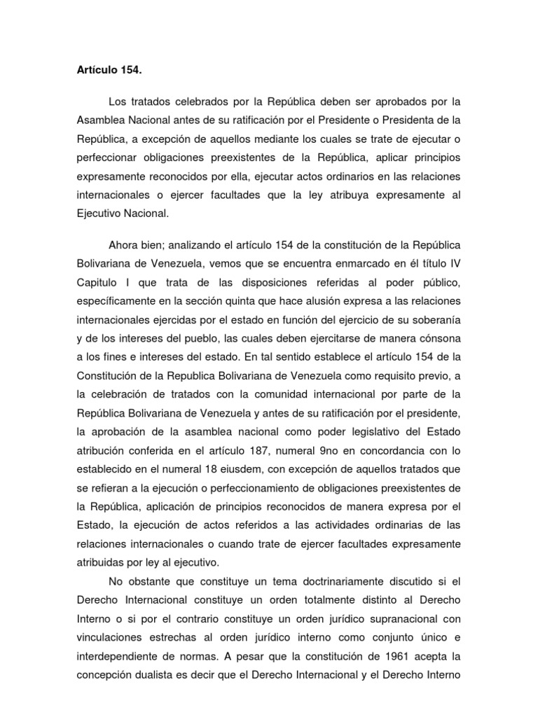 Artículo 154 | PDF | Extradición | Ley internacional