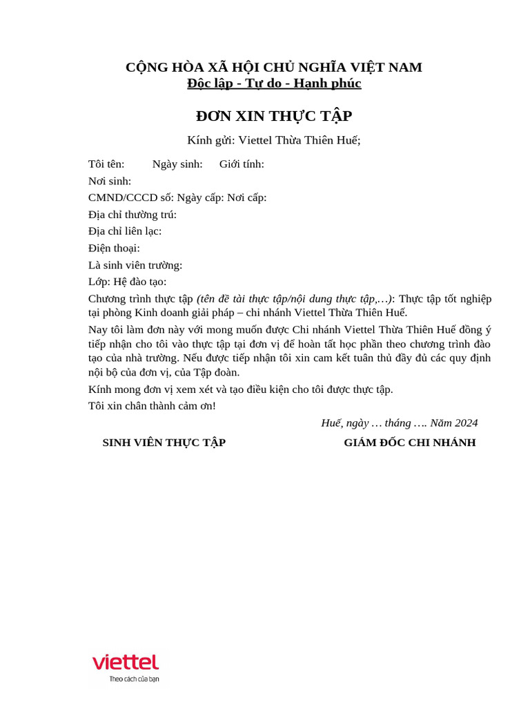 Le Doan Thin-Don Xin Thuc Tap | PDF