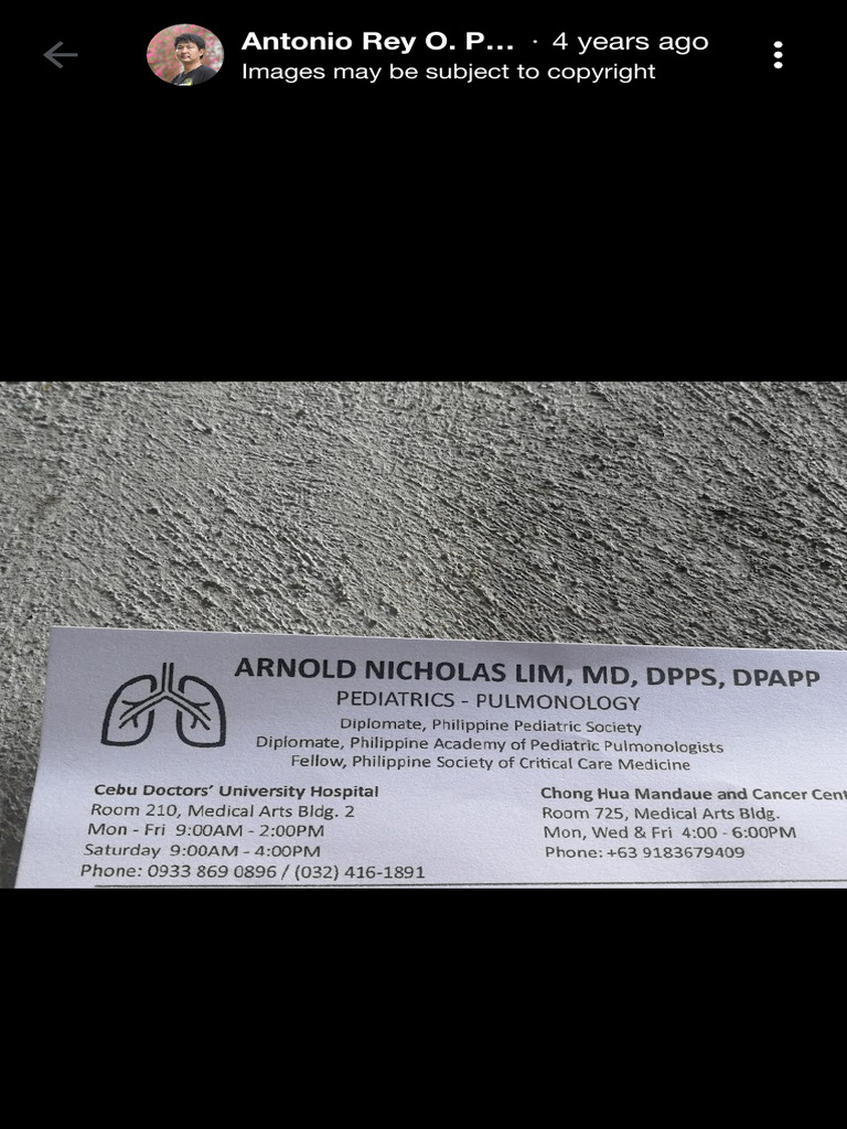 Dr. Arnold Nicholas Lim - Google Local | PDF