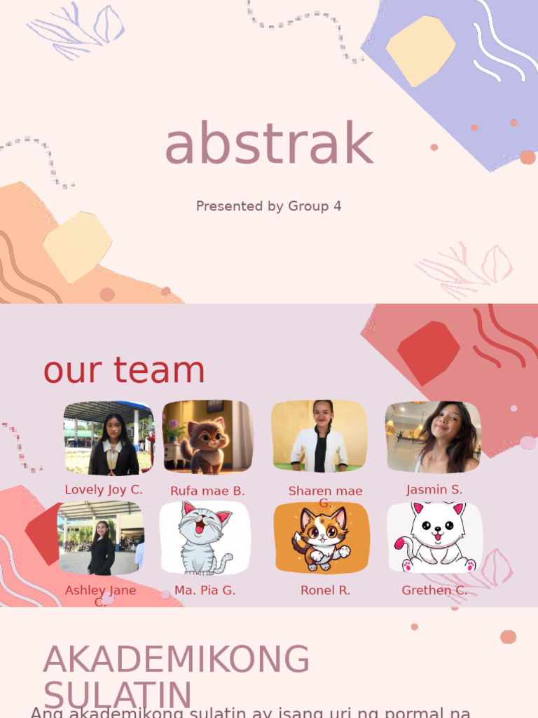 Abstrak Presentation | PDF
