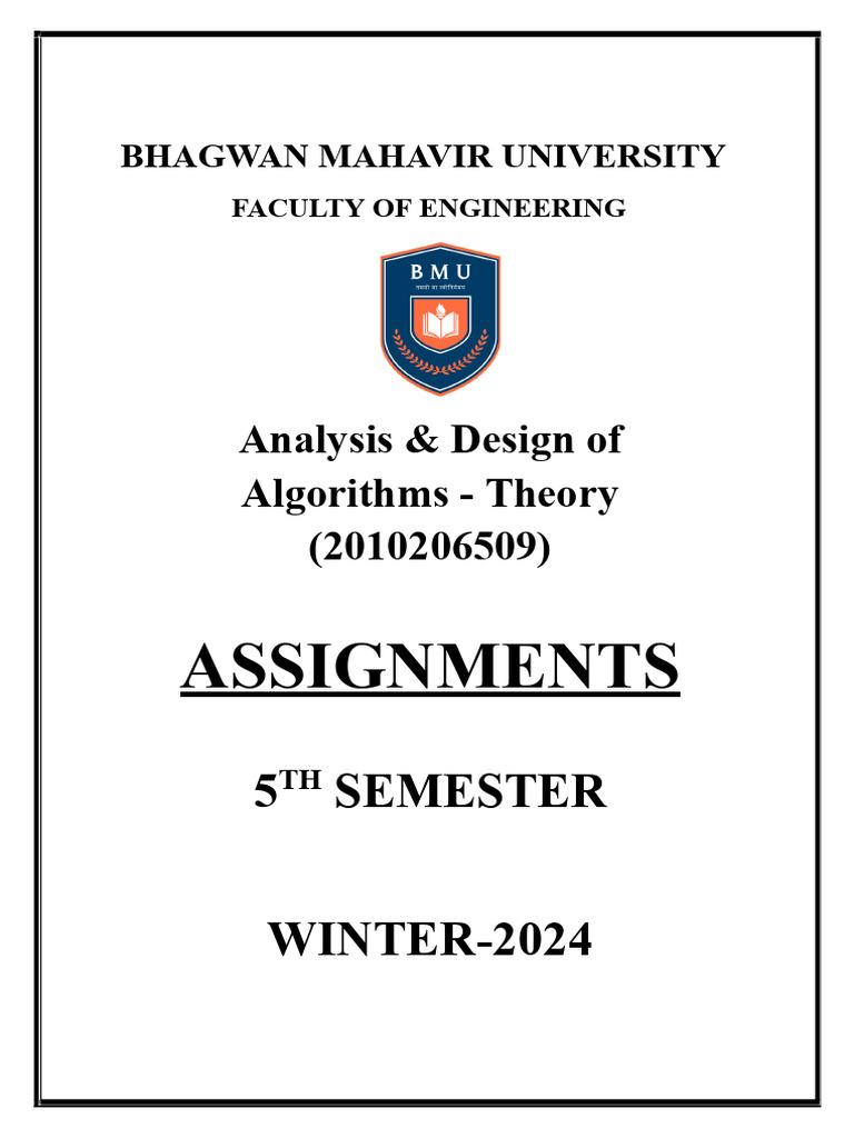 ADA Unit 3 Assignment | PDF
