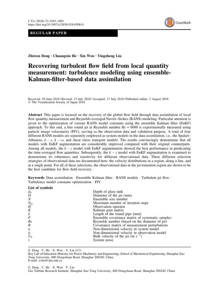 2018-JOV-Recovering Turbulent Flow Field From Local Quantity ...