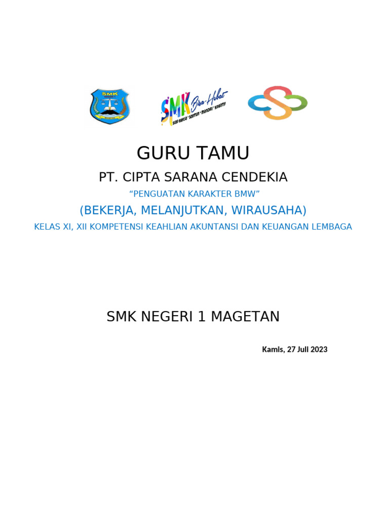 Banner Guru Tamu | PDF