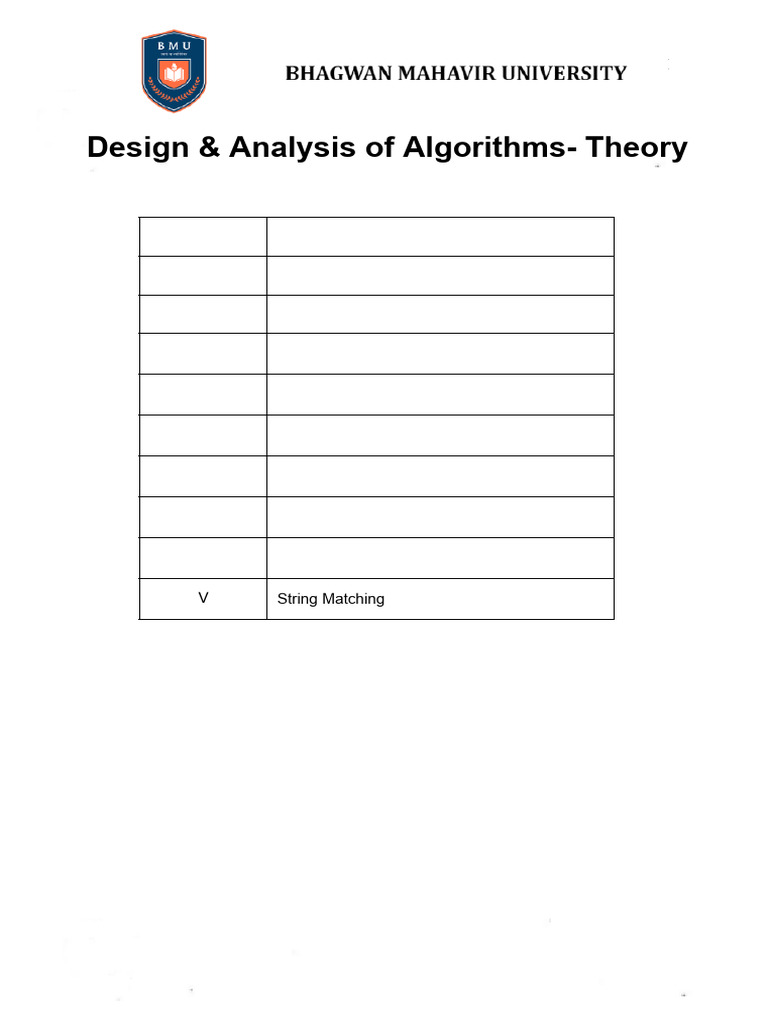 ADA - Study Material by MKS | PDF | Algorithms | Time Complexity