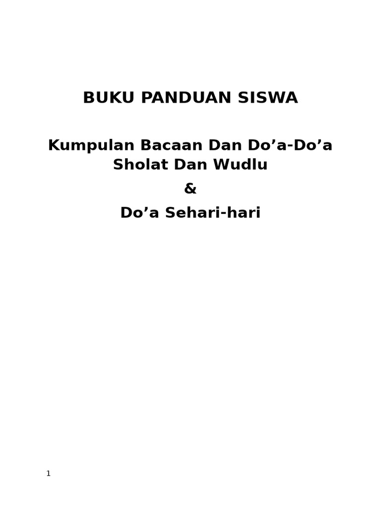 Buku Panduan Siswa | PDF | Seni & Disiplin Bahasa | Kajian Bahasa Asing