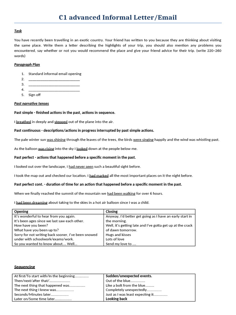 informal-narrative-letter-structure | PDF