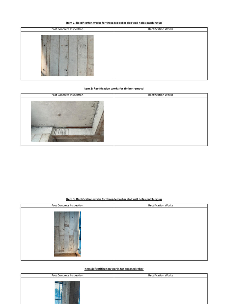 L1 Post-Concreting | PDF