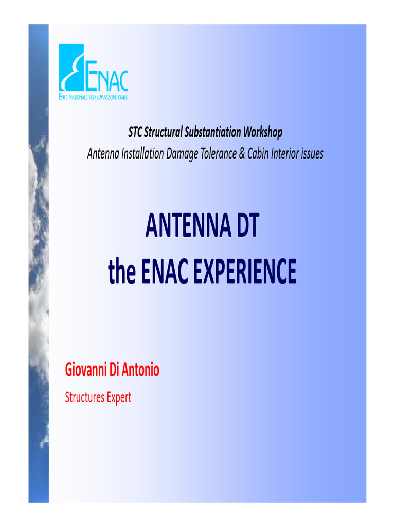 Antenna DT The ENAC Experience | PDF