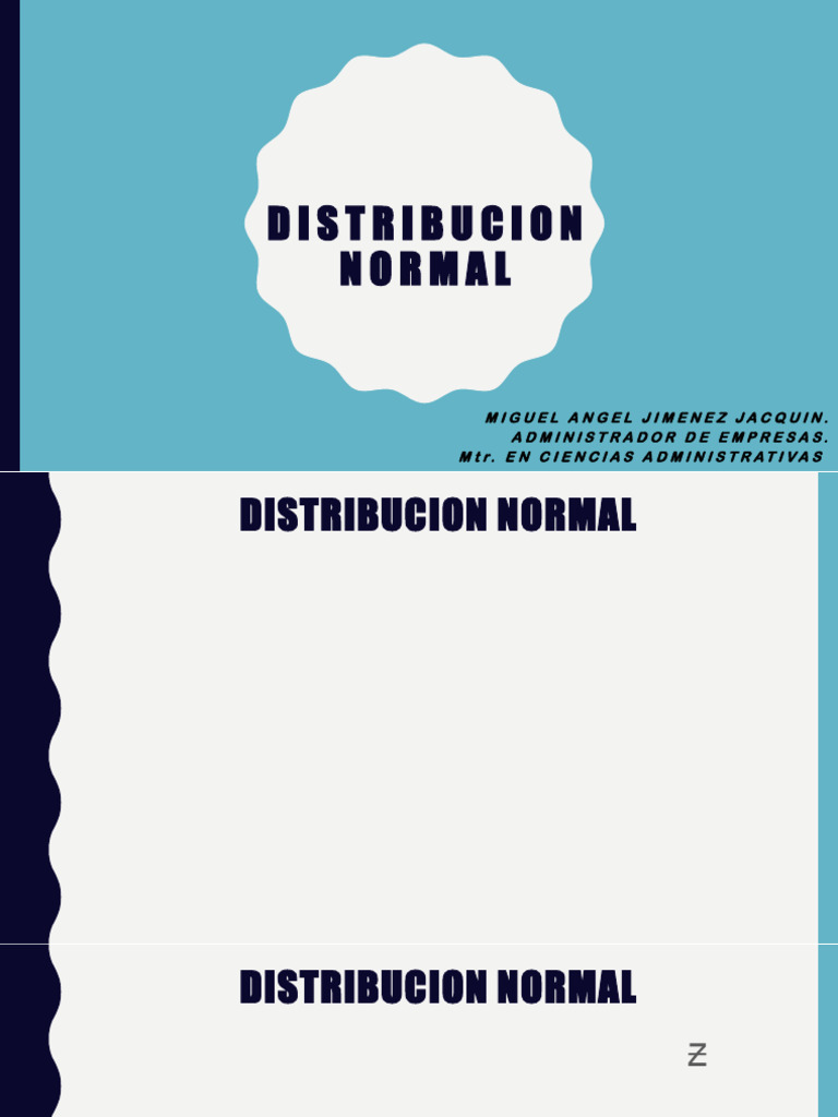 Distribucion Normal | PDF