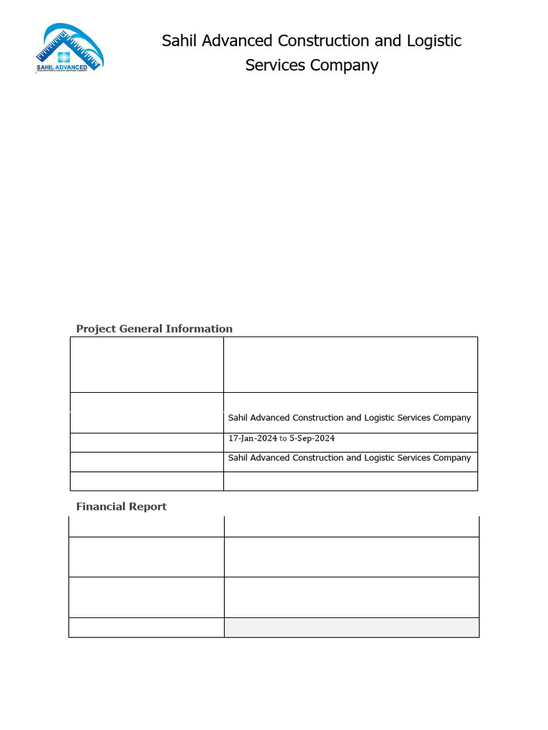 Sub Project Completion Report Template -2 | PDF