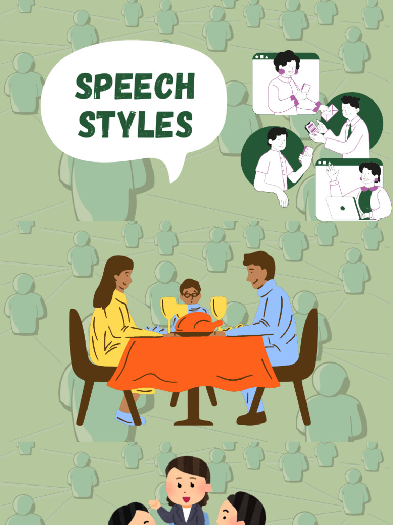 Speech Style Oral Comm | PDF