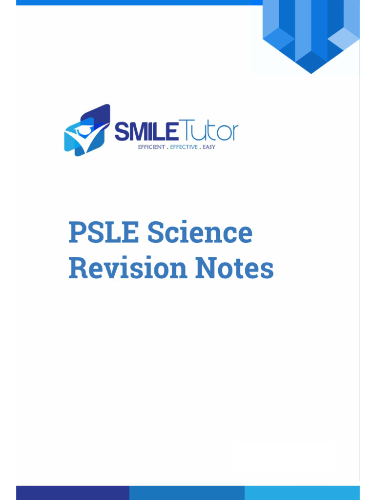 PSLE Revision Notes | PDF