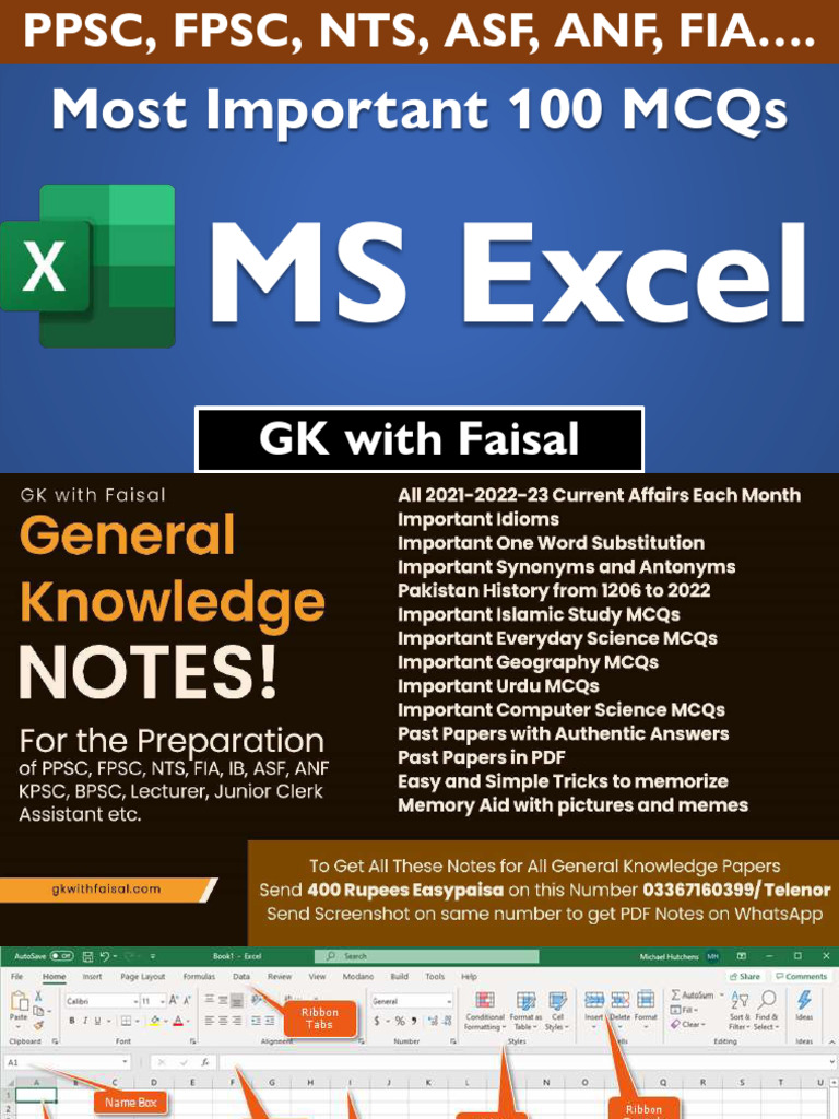 MS Excel | PDF | Microsoft Excel | Computers MS Excel | PDF | Microsoft Excel | Computers