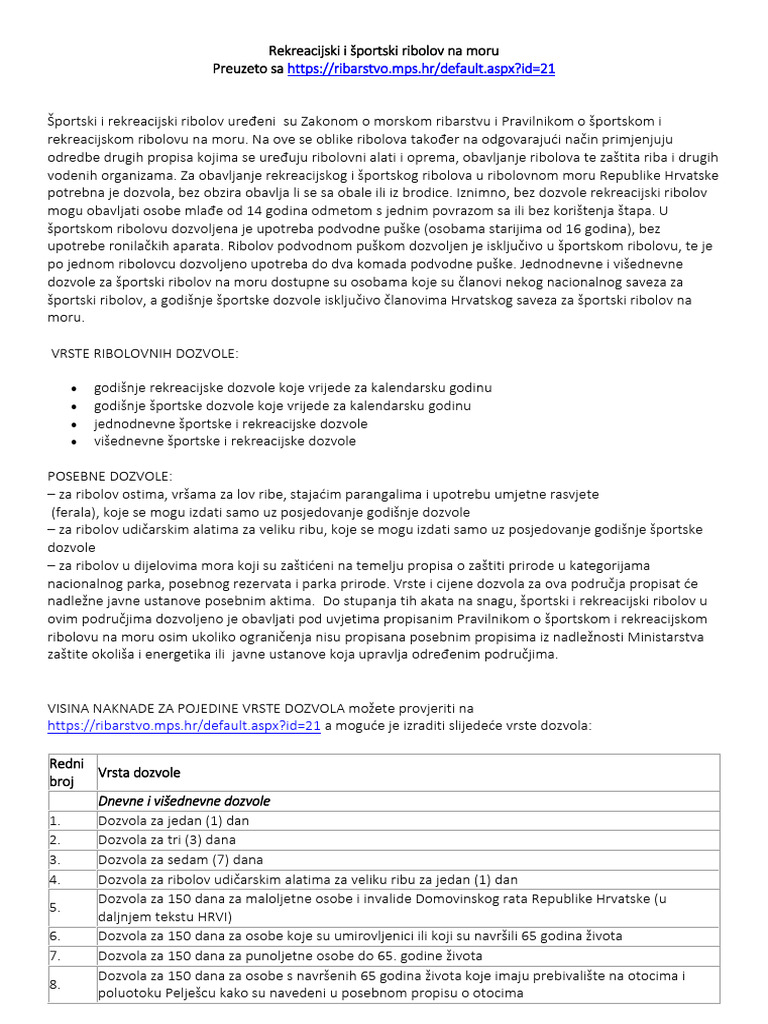 Ribolov Na Jadranu | PDF