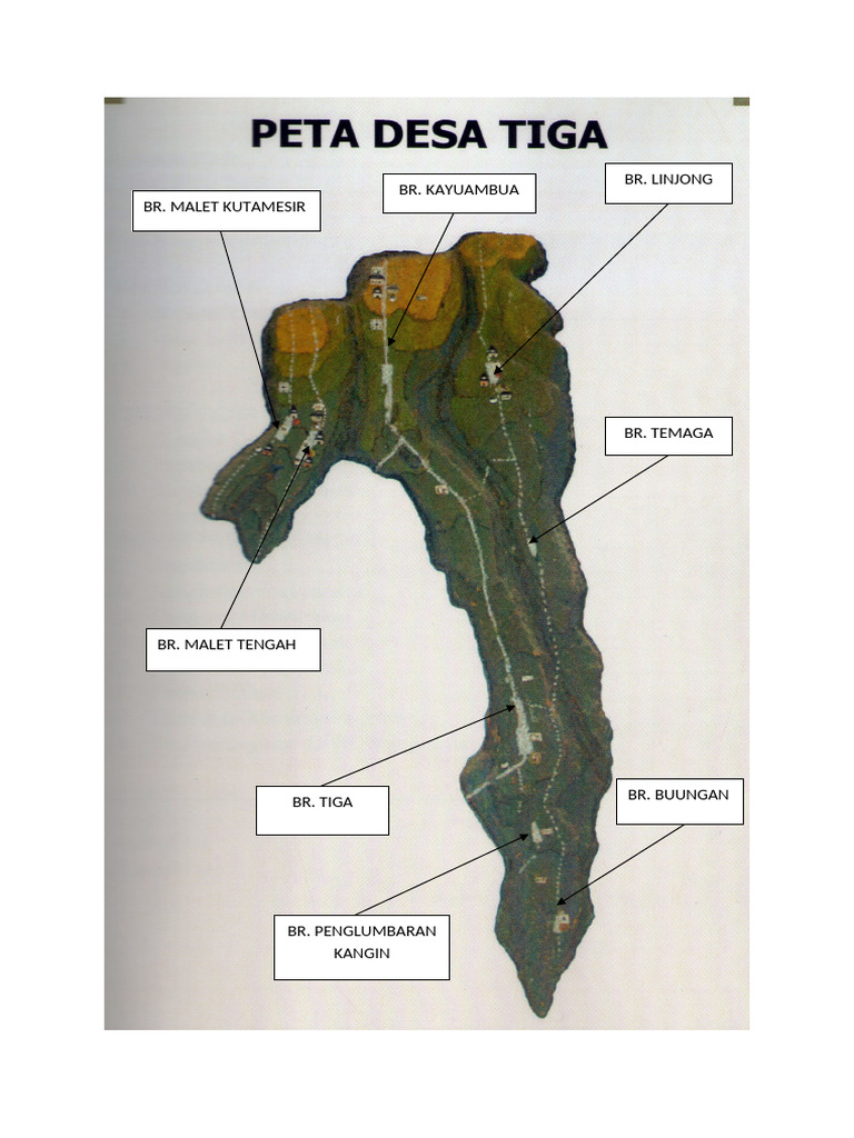 PETA DESA TIGA | PDF