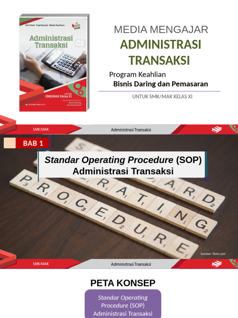 Media Mengajar Adm Transaksi-Dwi-KIKD 2018-Kls XI SMK-Bab 1 | PDF