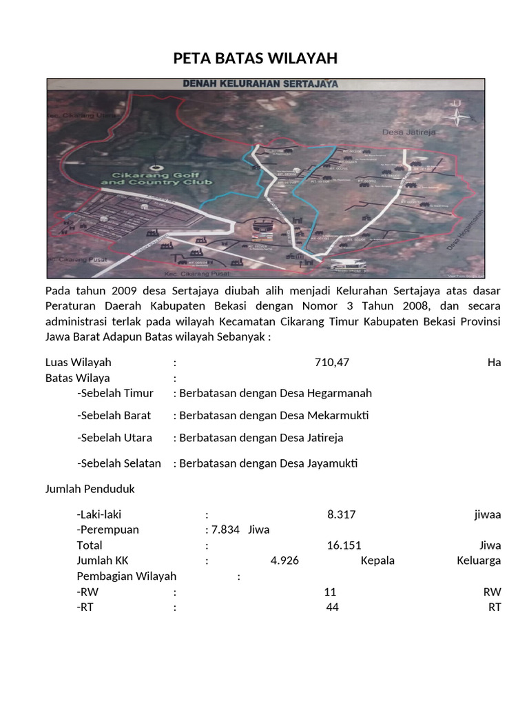 Peta Batas Wilayah Wahyu | PDF