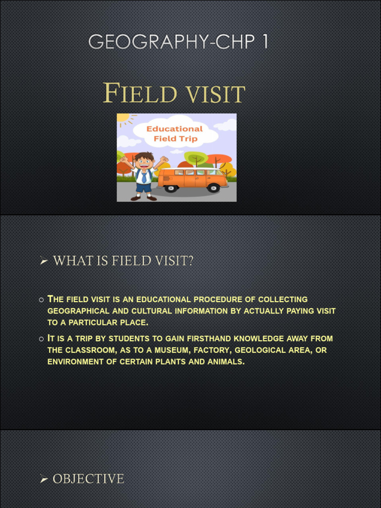 Geography-Chp 1 Field Visit | PDF | Social Science | Home & Garden