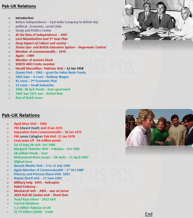 Pak UK Relations | PDF