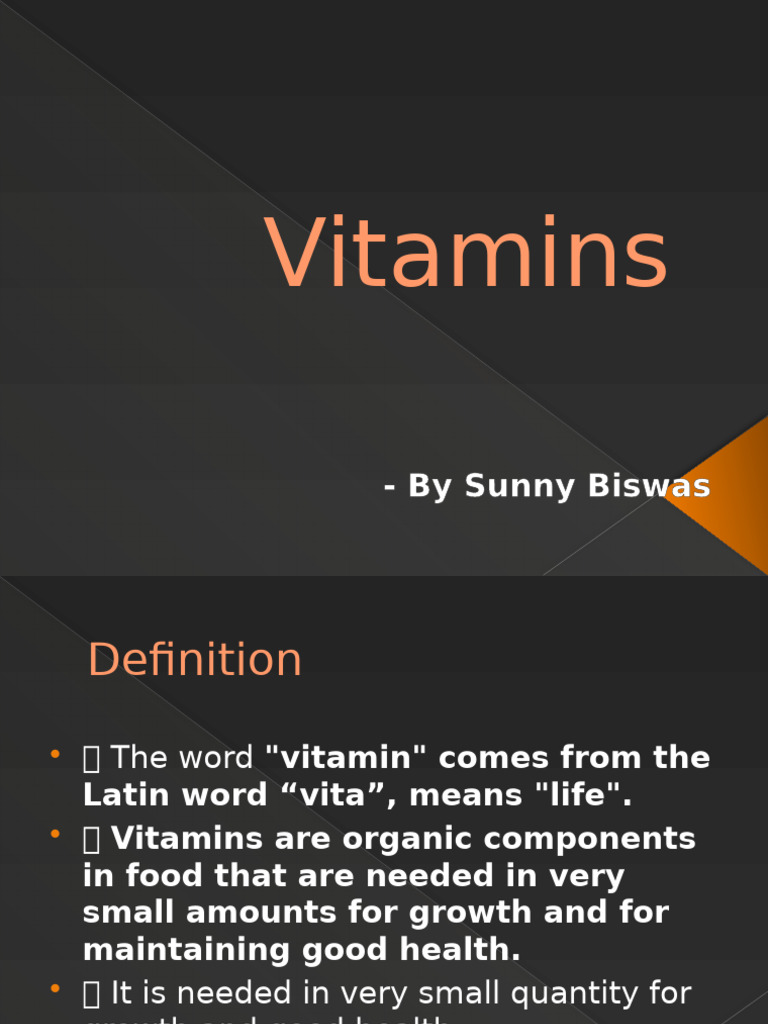 Vitamins | PDF