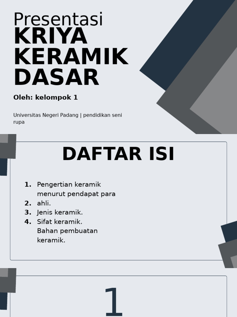 Tugas Keramik Dasar | PDF